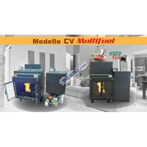 Termocamino Multifuel Easy Fire cv 24000 - 29000 kcal ETAKAMIN